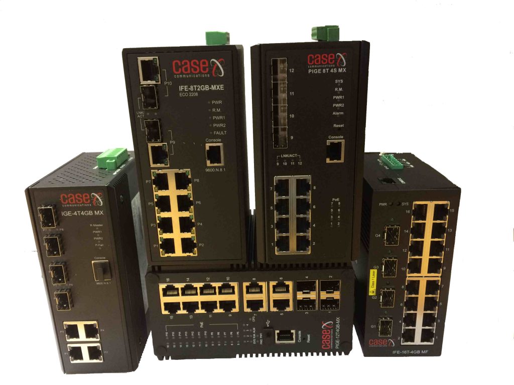 Industrial Ethernet Switches - Gigabit PoE, with Resilient Ring Technology