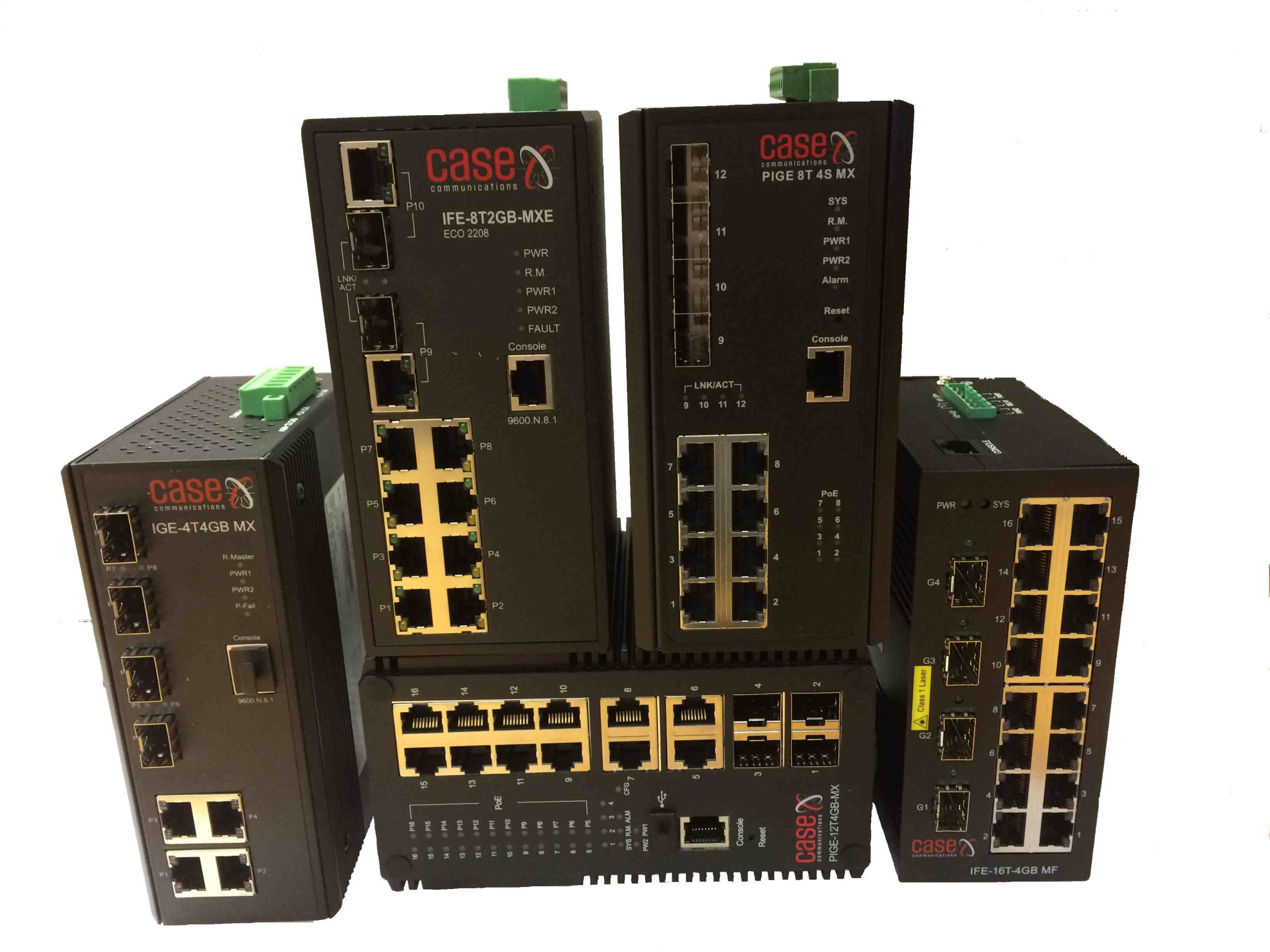 Industrial Ethernet Switches - Gigabit PoE, with Resilient Ring Technology